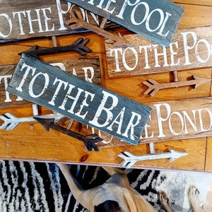 Pond Sign Pond to the Pond Pond Decor Yard Signs Pond Signs Signs With ...