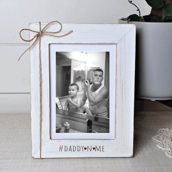 Daddy and Me Personalized Picture Frame - Etsy
