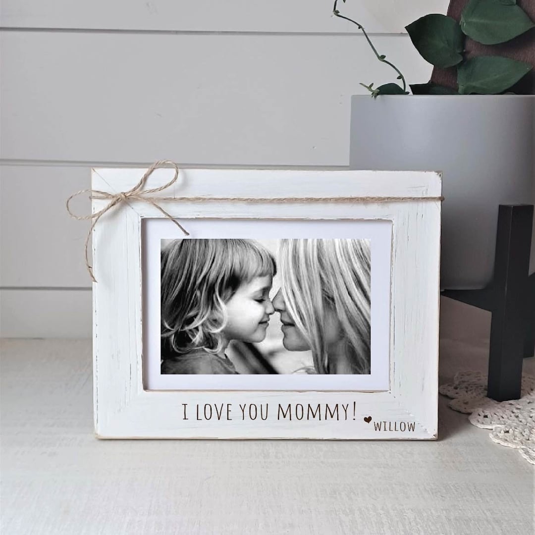 I LOVE YOU MOMMY Picture Frame, Personalized Gifts for Mom ...