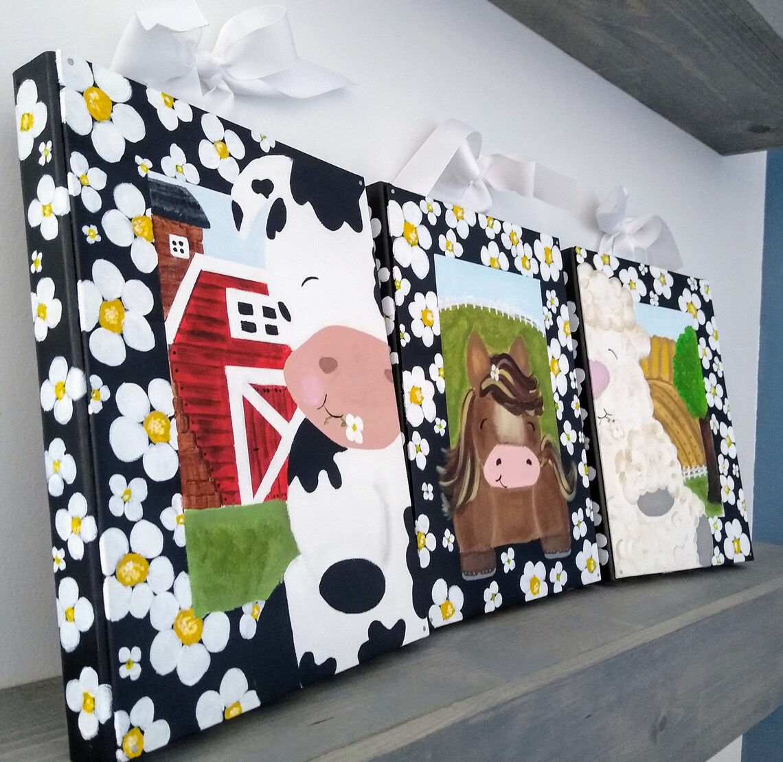 Nursery Farm Theme Farm Animal Nursery Wall Decor Little | Etsy