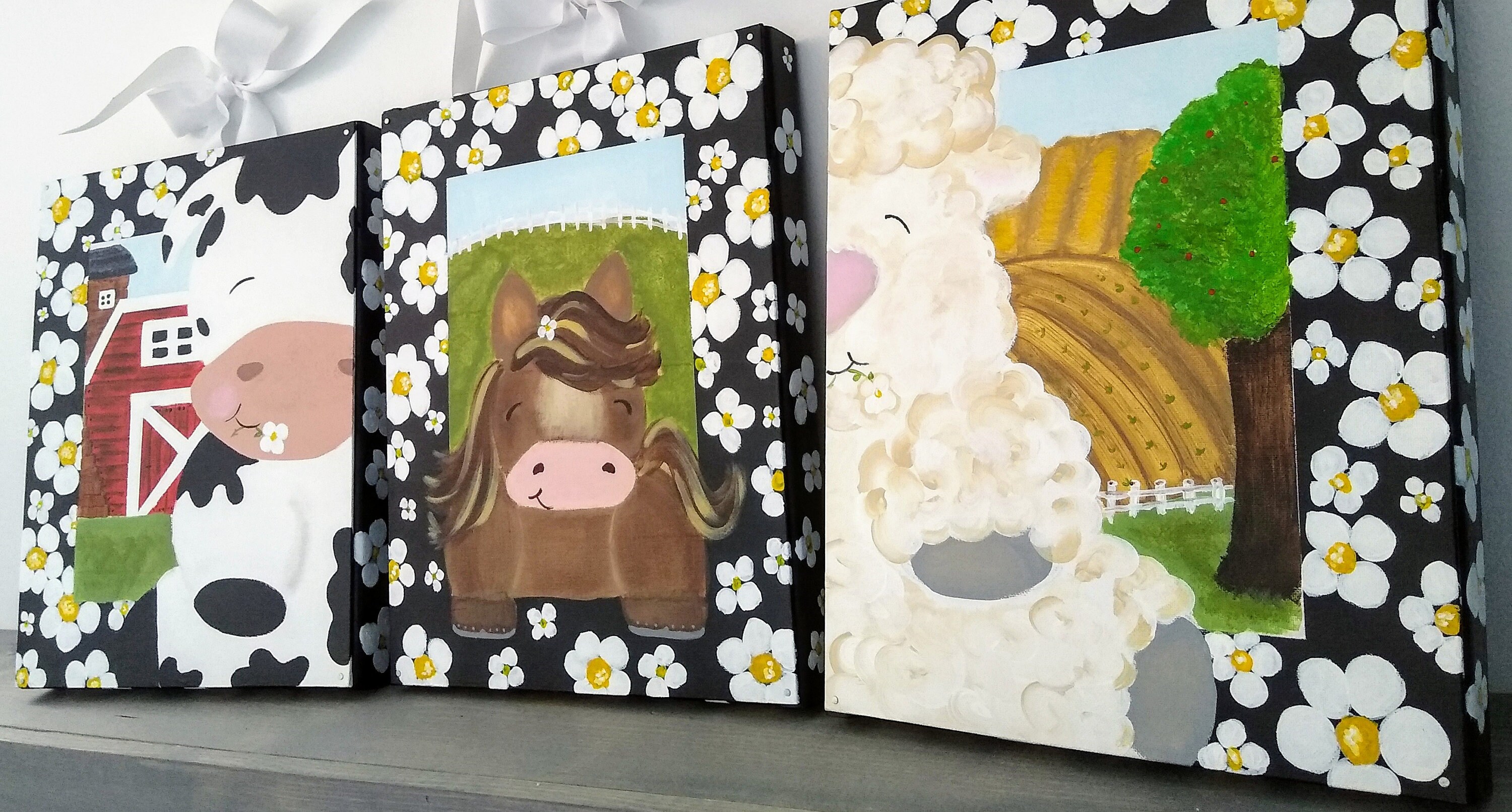 Nursery Farm Theme Farm Animal Nursery Wall Decor Little - Etsy Canada