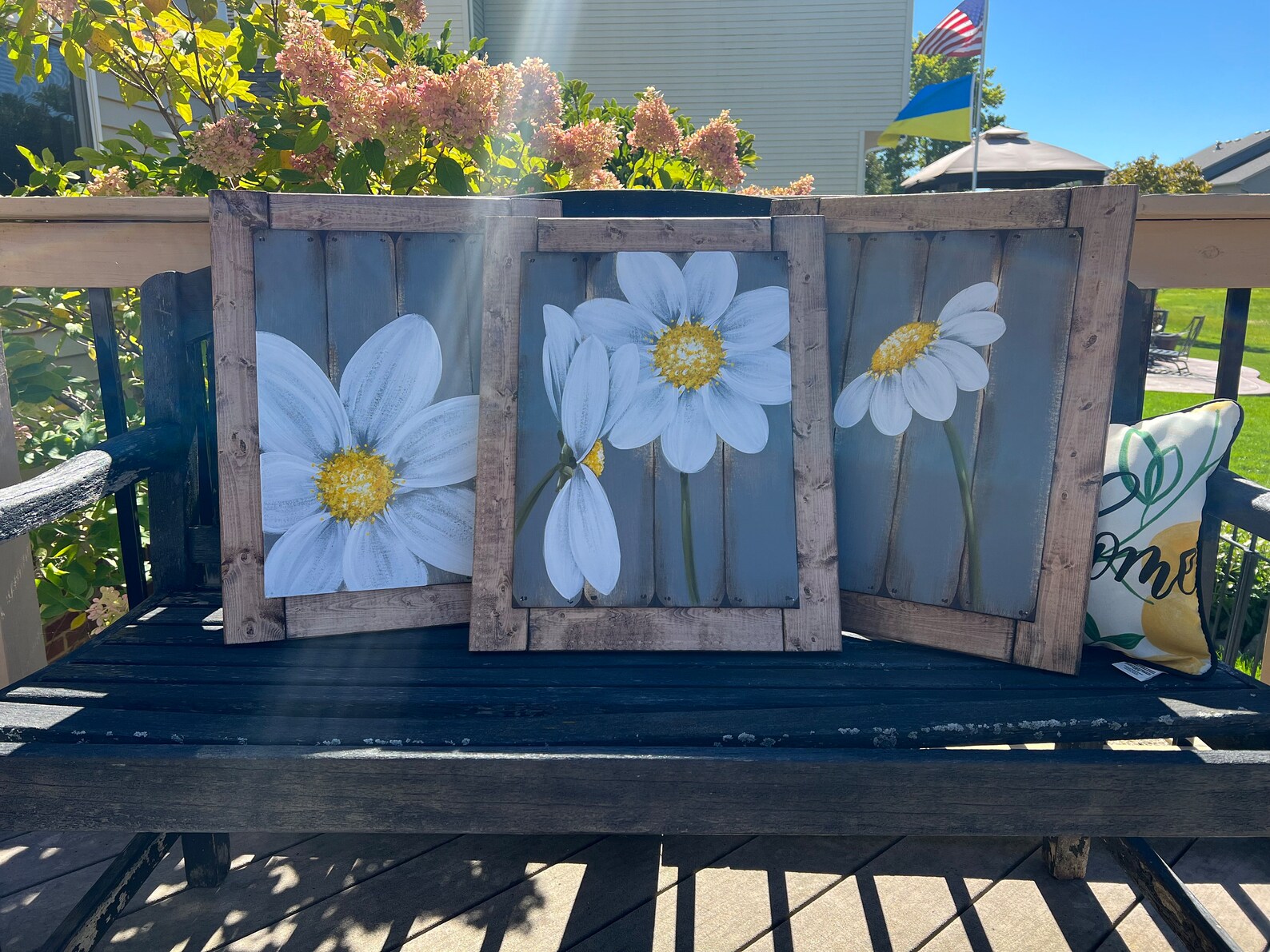 Daisy Artwork Farmhouse Decor Rustic Country Daisy Art - Etsy