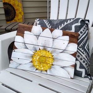 Daisy Home Decor, Daisy Art, Daisy Wood Sign, Daisy Housewarming Gift ...