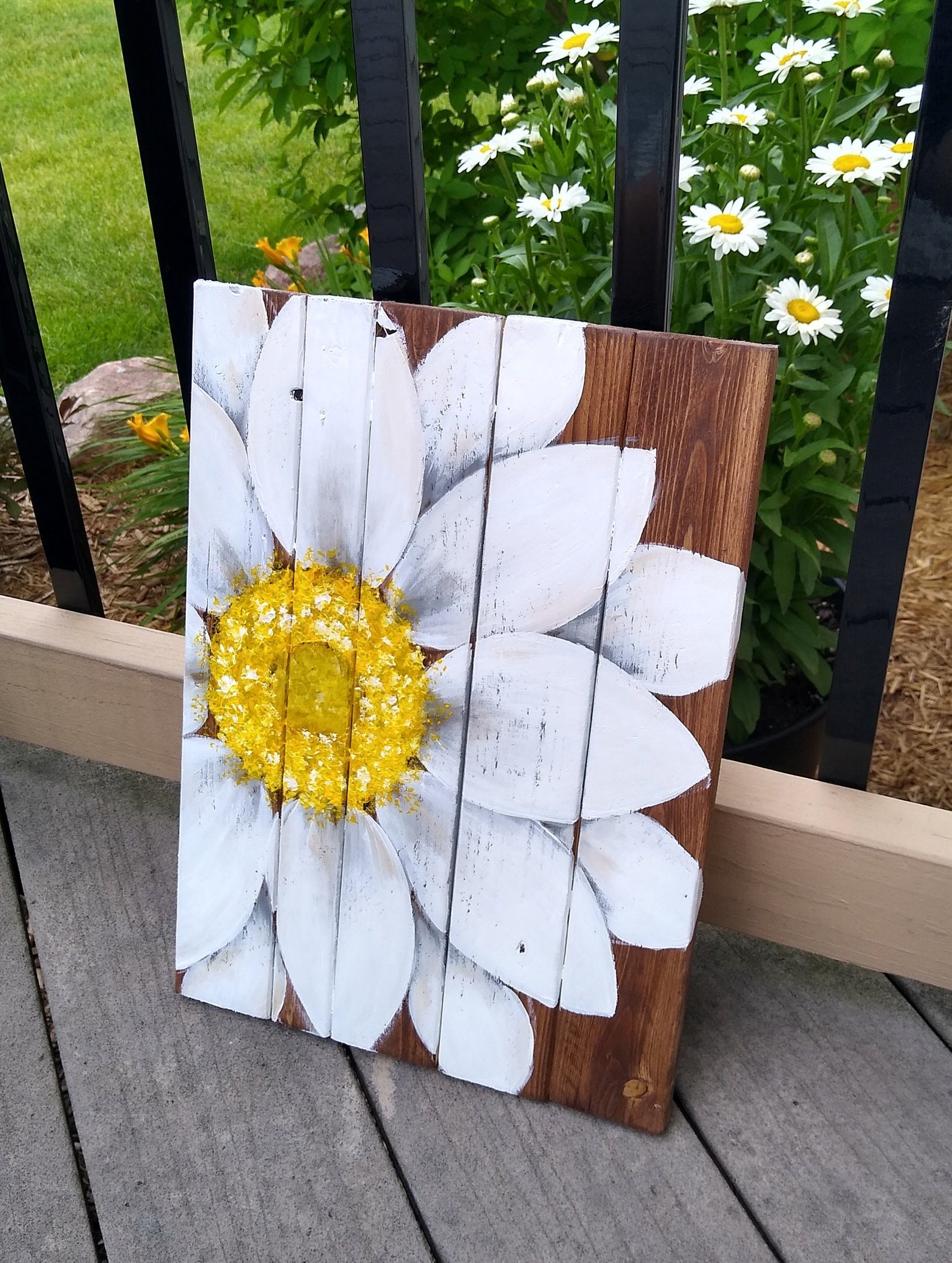 Daisy Home Decor Daisy Art Daisy Wood Sign Daisy - Etsy