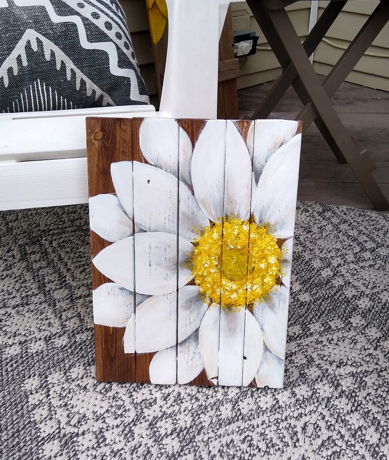 Daisy Home Decor Daisy Art Daisy Wood Sign Daisy - Etsy