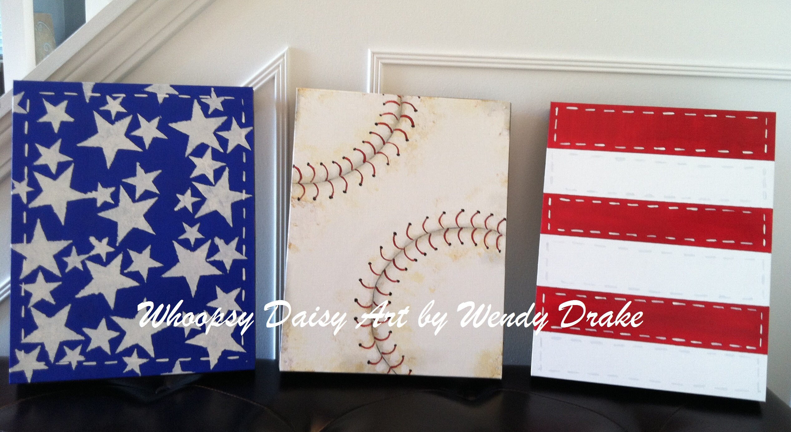 Baseball Nursery Wall Art / Sports Nursery Decor / Red White | Etsy