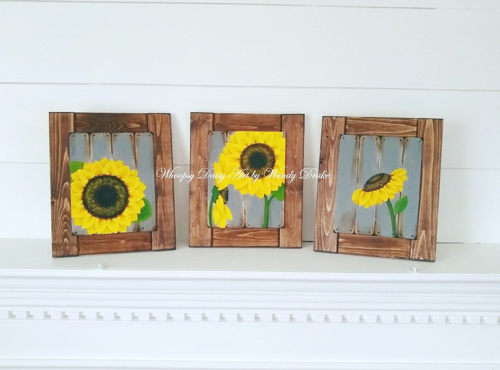 Sunflower Farmhouse Decor / Handpainted Sunflowers / Sunflower | Etsy
