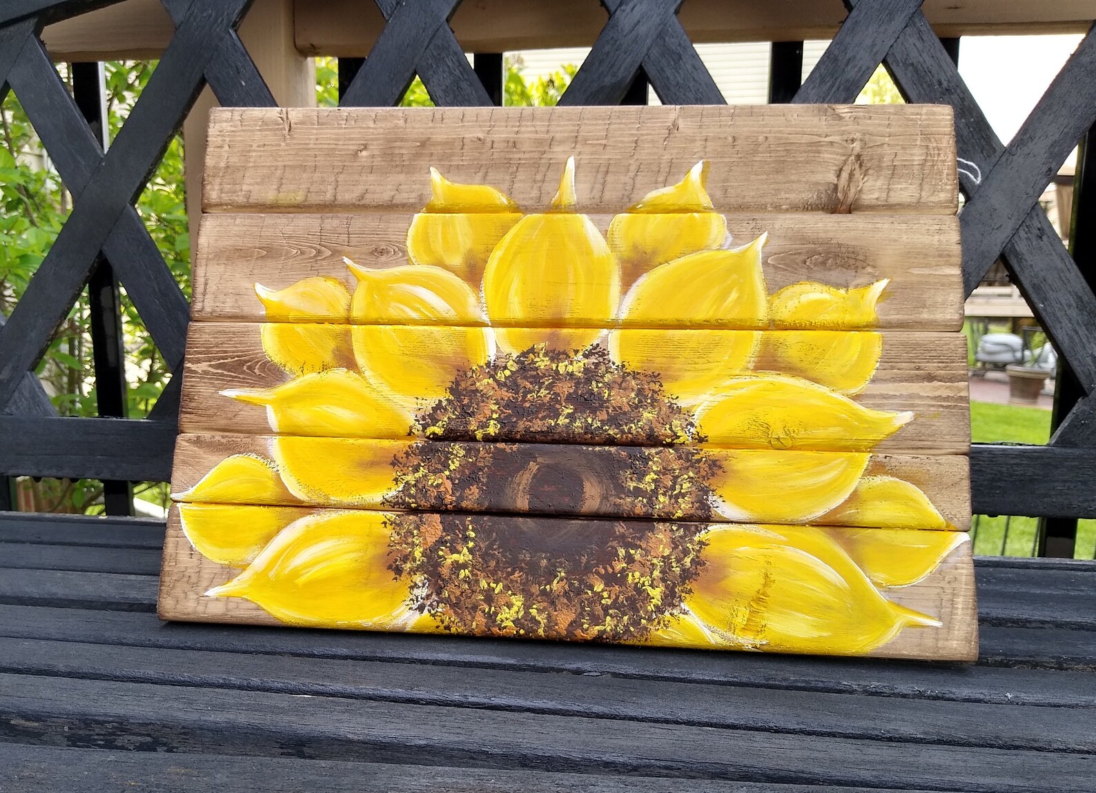 Sunflower Home Decor Sunflower Art Sunflower Wood Sign - Etsy