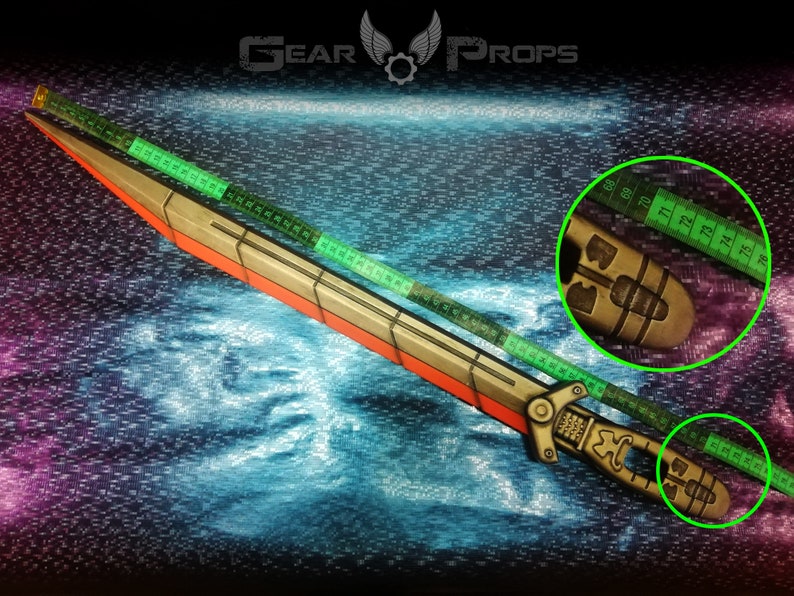 Taskmaster Sword replica from Black Widow movie Finished | Etsy