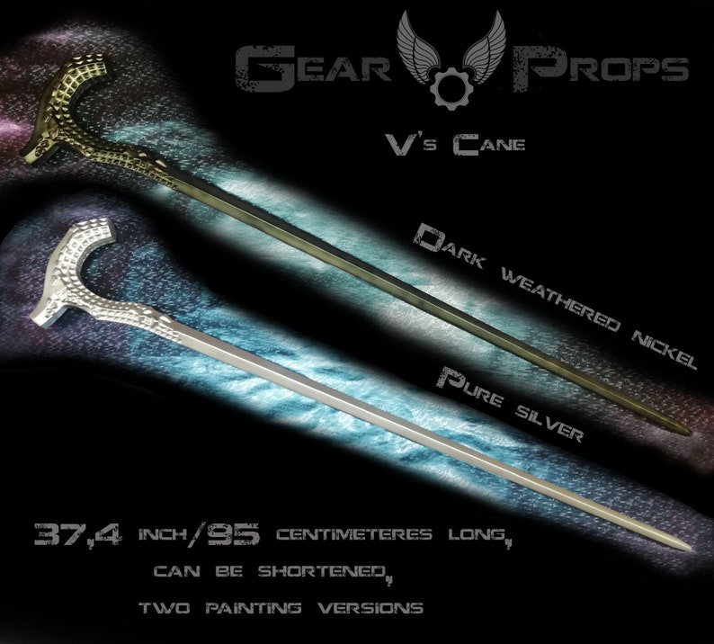 Devil May Cry 5 V's Cane replica prop DMC 5 Cosplay | Etsy