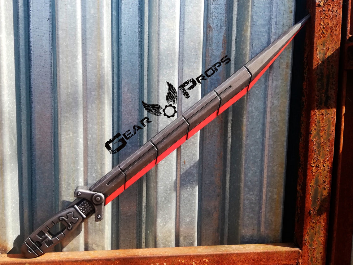 Taskmaster Sword replica from Black Widow movie Finished | Etsy