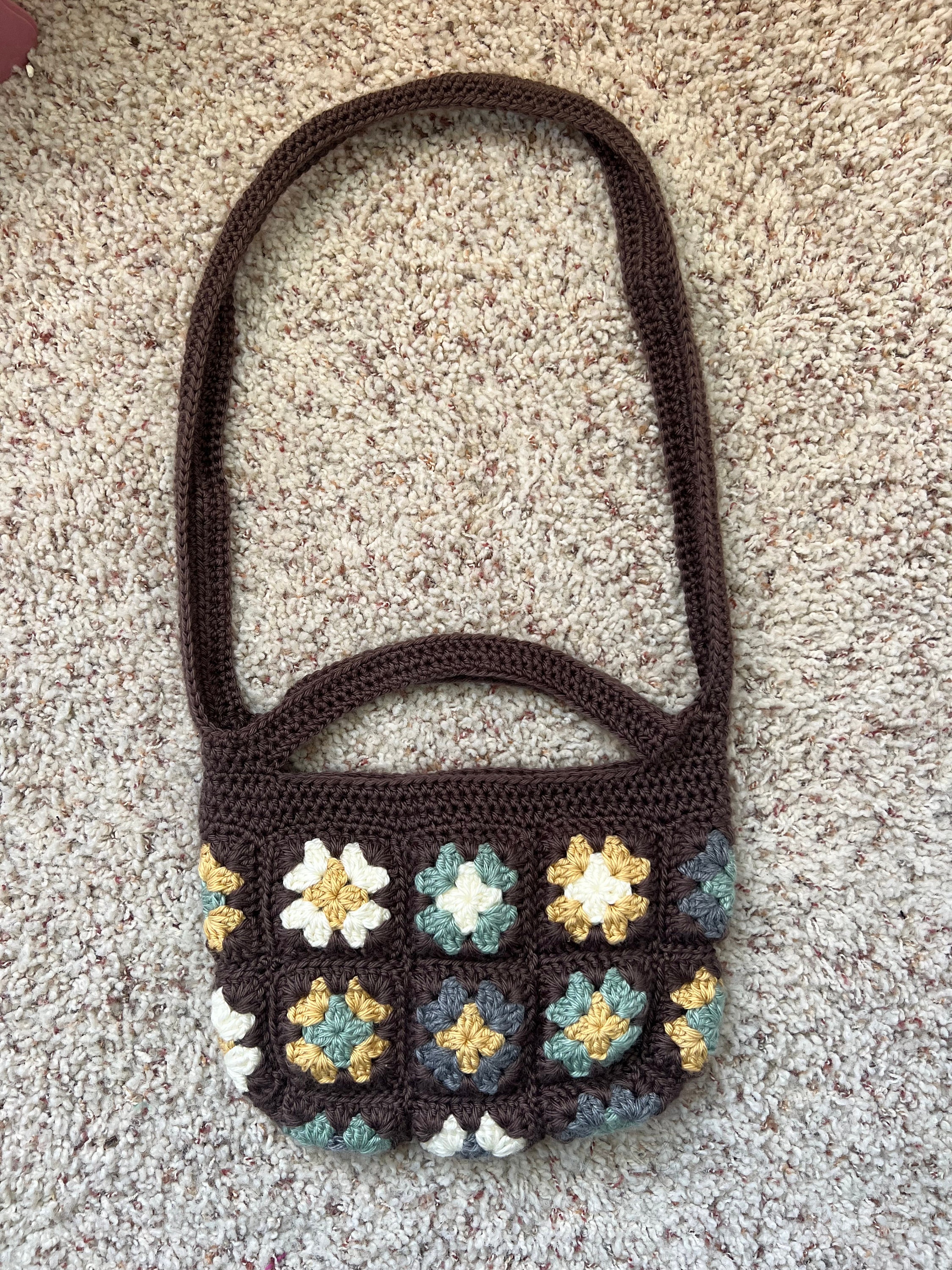 Crochet Mini Bag Pattern Crochet Purse Convertible Bag Easy Crochet Bag ...