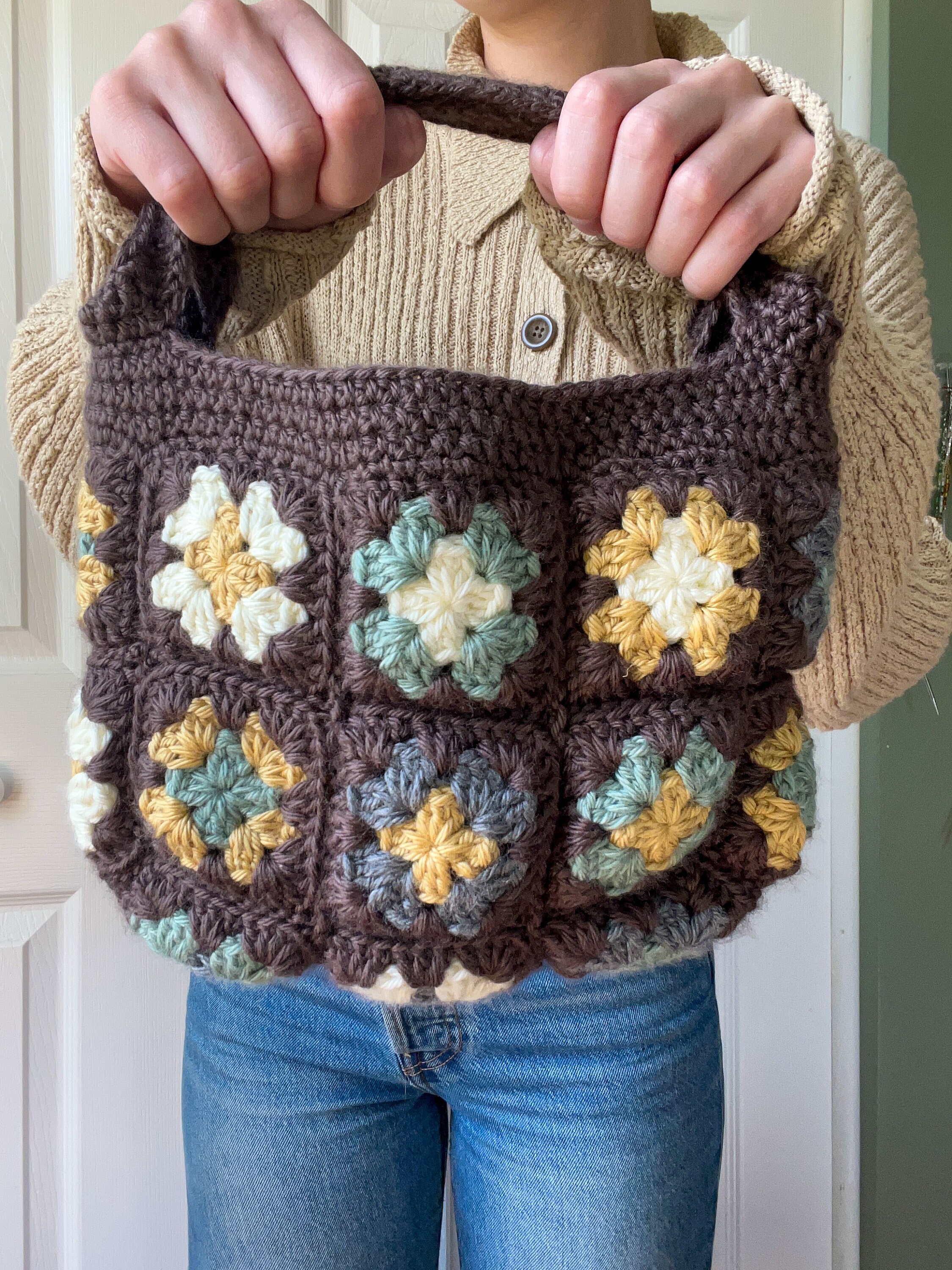 Crochet Mini Bag Pattern Crochet Purse Convertible Bag Easy Crochet Bag ...