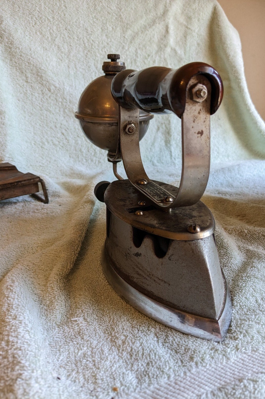 1930s Antique Gas Iron the Diamond Akron Lamp and Mfg. Co. Plus ...