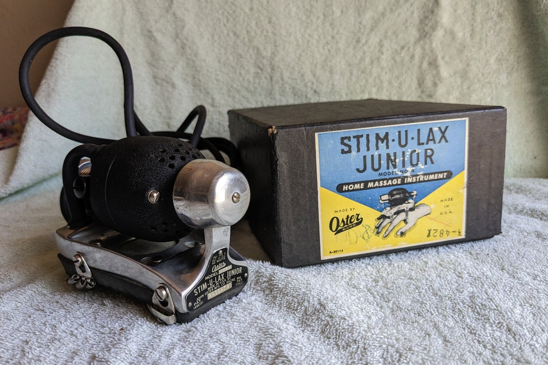 Stim-u-lax Junior Oster Suspended Motor Massage Instrument, Vintage ...