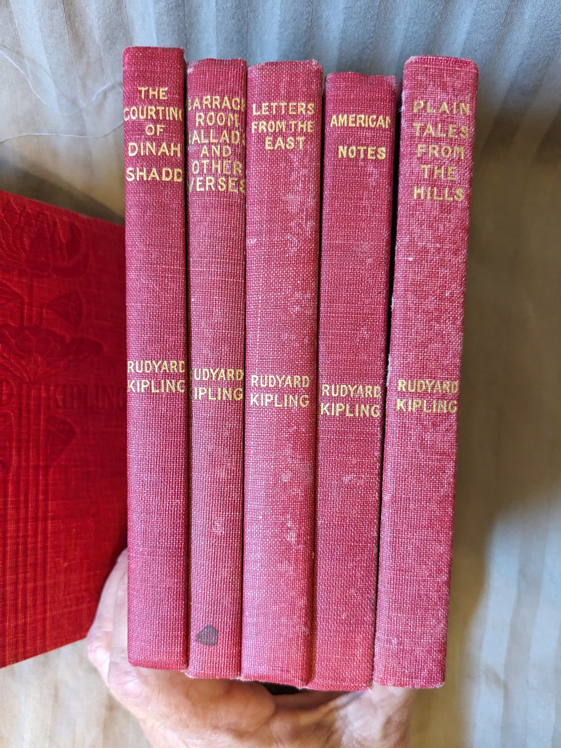 Rudyard Kipling Vintage Book Set of 13 Kipling’s Classic Stories 1908 ...