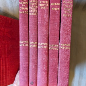 Rudyard Kipling Vintage Book Set of 13 Kipling’s Classic Stories 1908 ...