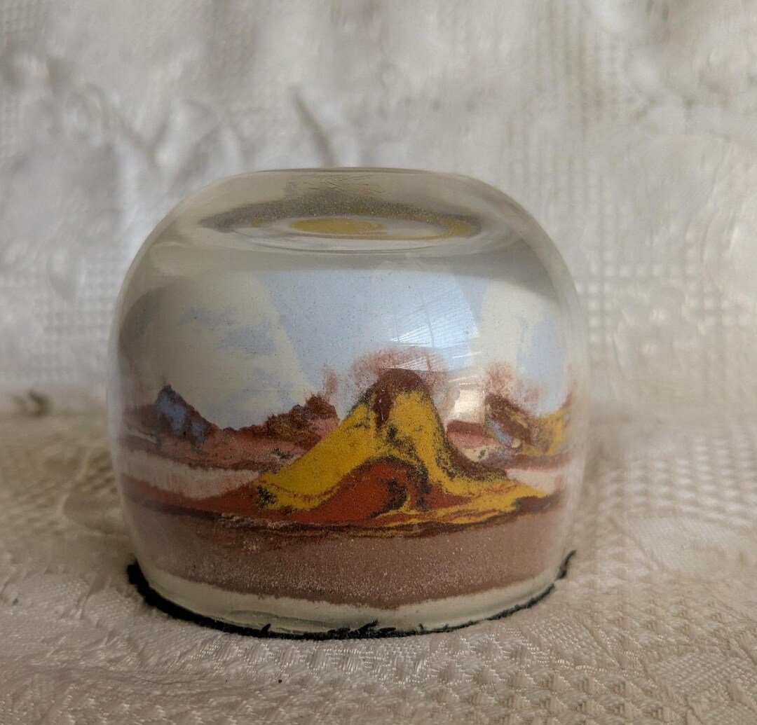 Painted Desert Sand Paperweight Handmade by Northern Arizona Artist - Etsy