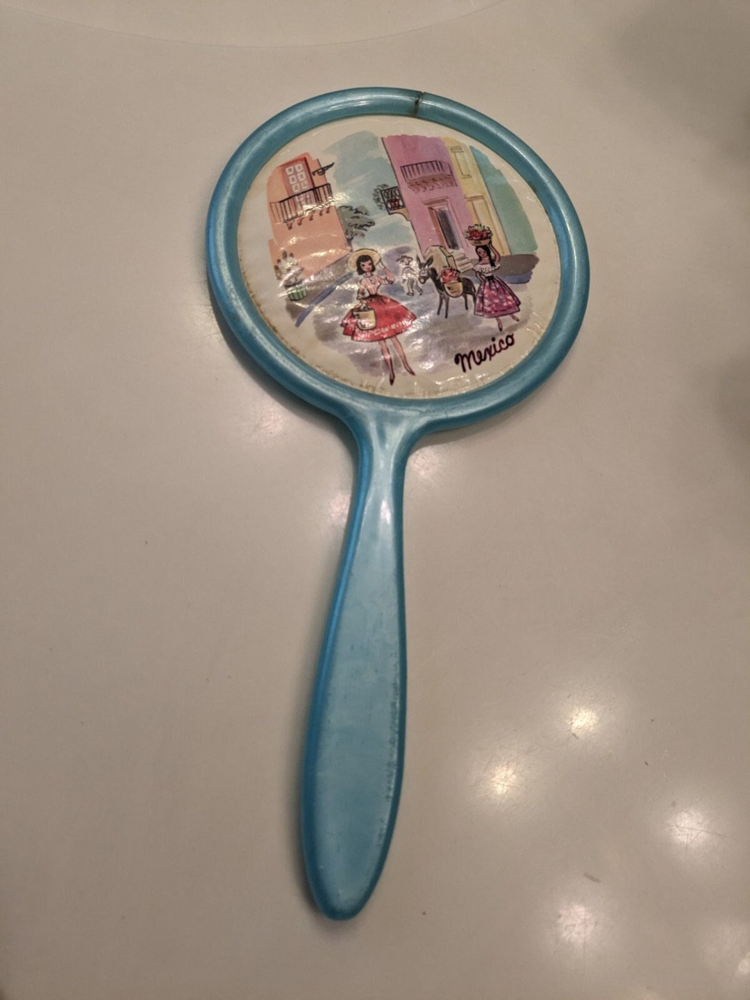 Rare 1962 Barbie Hand Mirror Mexico Design - Etsy
