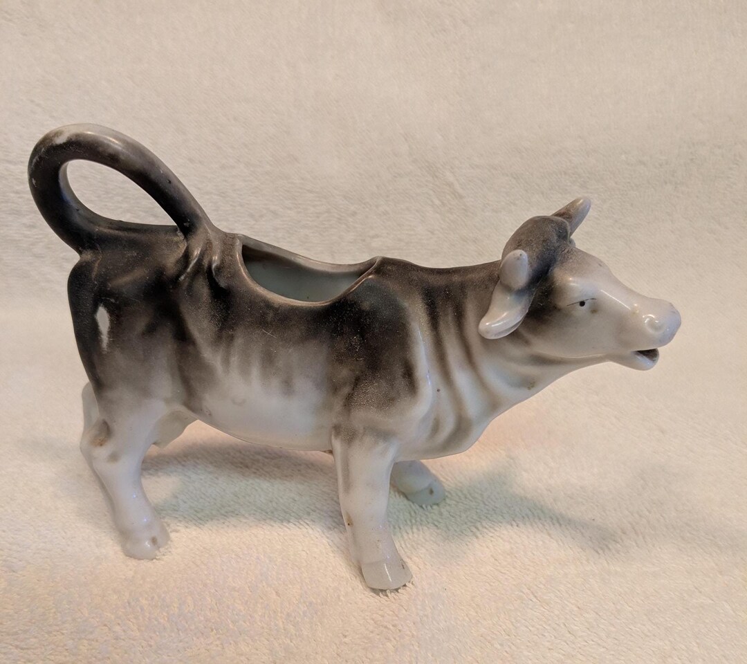 German Porcelain Cow Creamer 1930s - Etsy