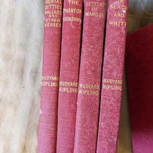 Rudyard Kipling Vintage Book Set of 13 Kipling’s Classic Stories 1908 ...