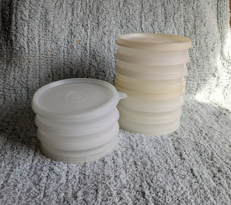 9 Tupperware Hamburger Patty Keepers Containers 3 Lids 882-4 - Etsy