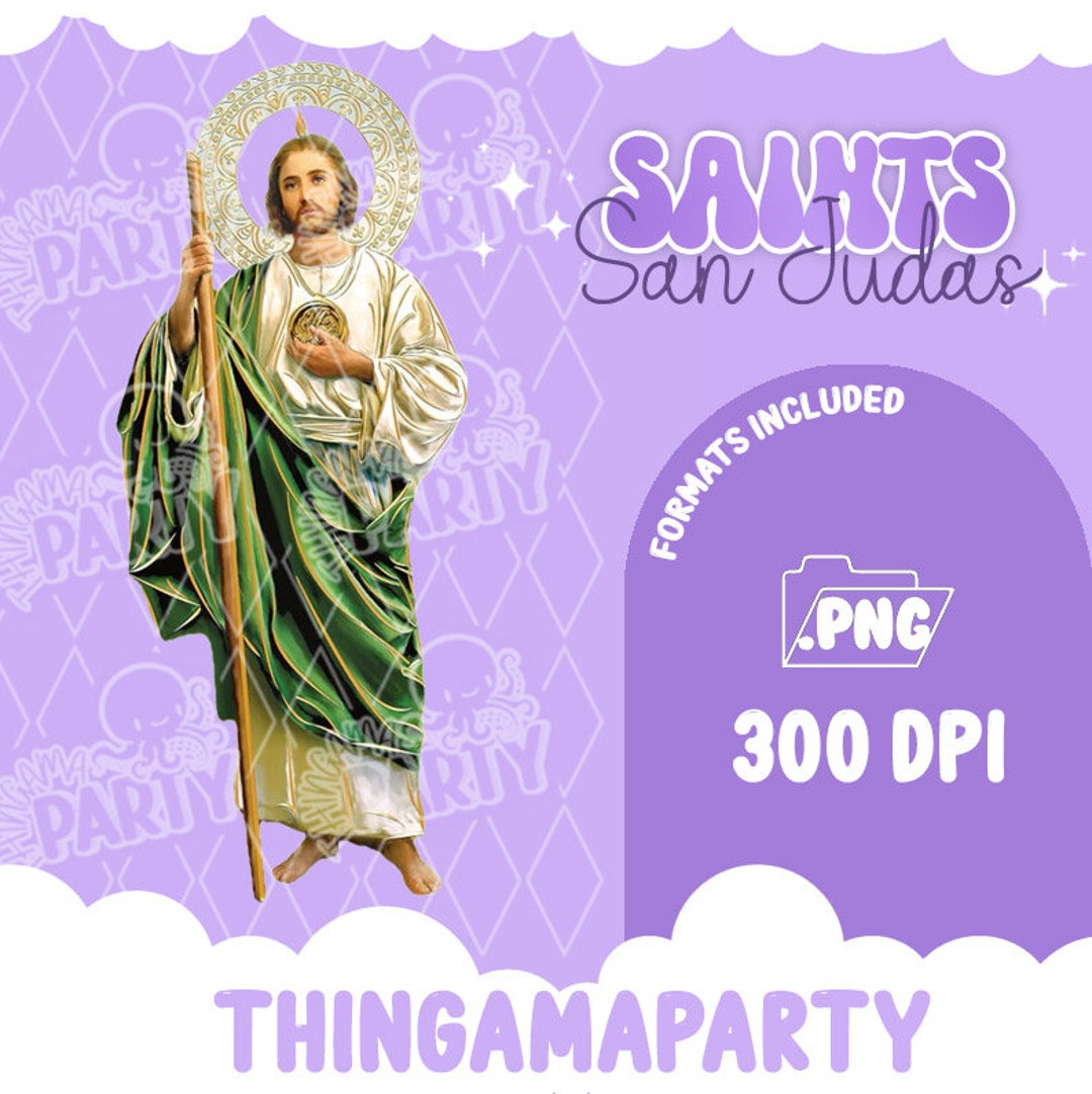 Saint Jude PNG Graphic - San Judas Transparent Religious Icon - Saint ...