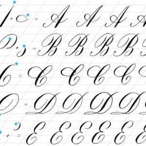 Copperplate Calligraphy Workbook PDF Instant Download With Follow-along ...