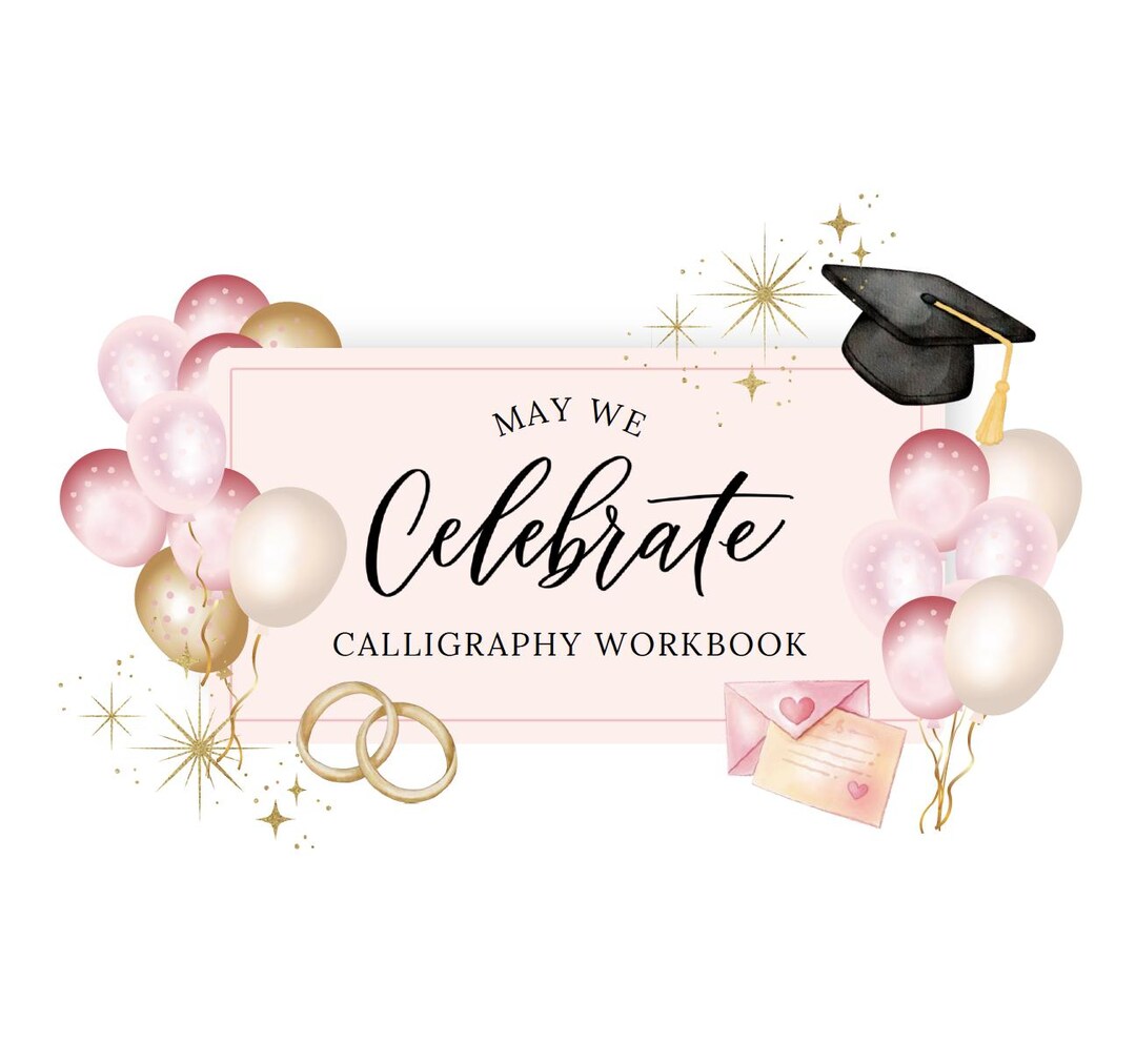 May We Celebrate Calligraphy Workbook - Etsy
