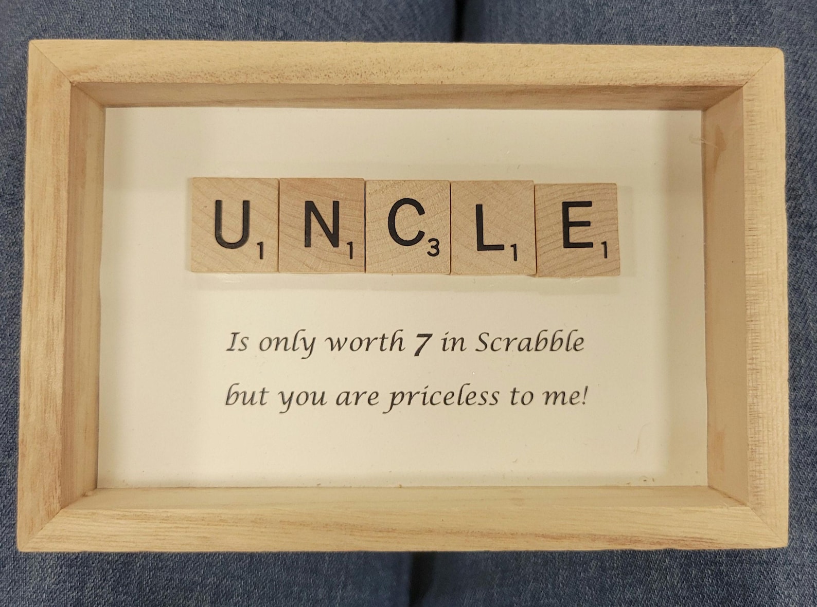 Scrabble Saying You Are Priceless to Me 6 X 4 Framed Art in Shadow Box ...