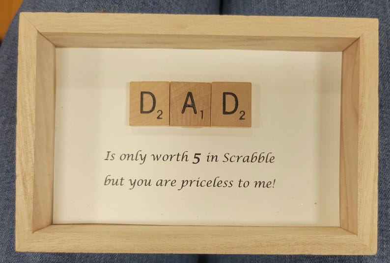 Scrabble Saying You Are Priceless to Me 6 X 4 Framed Art in Shadow Box ...