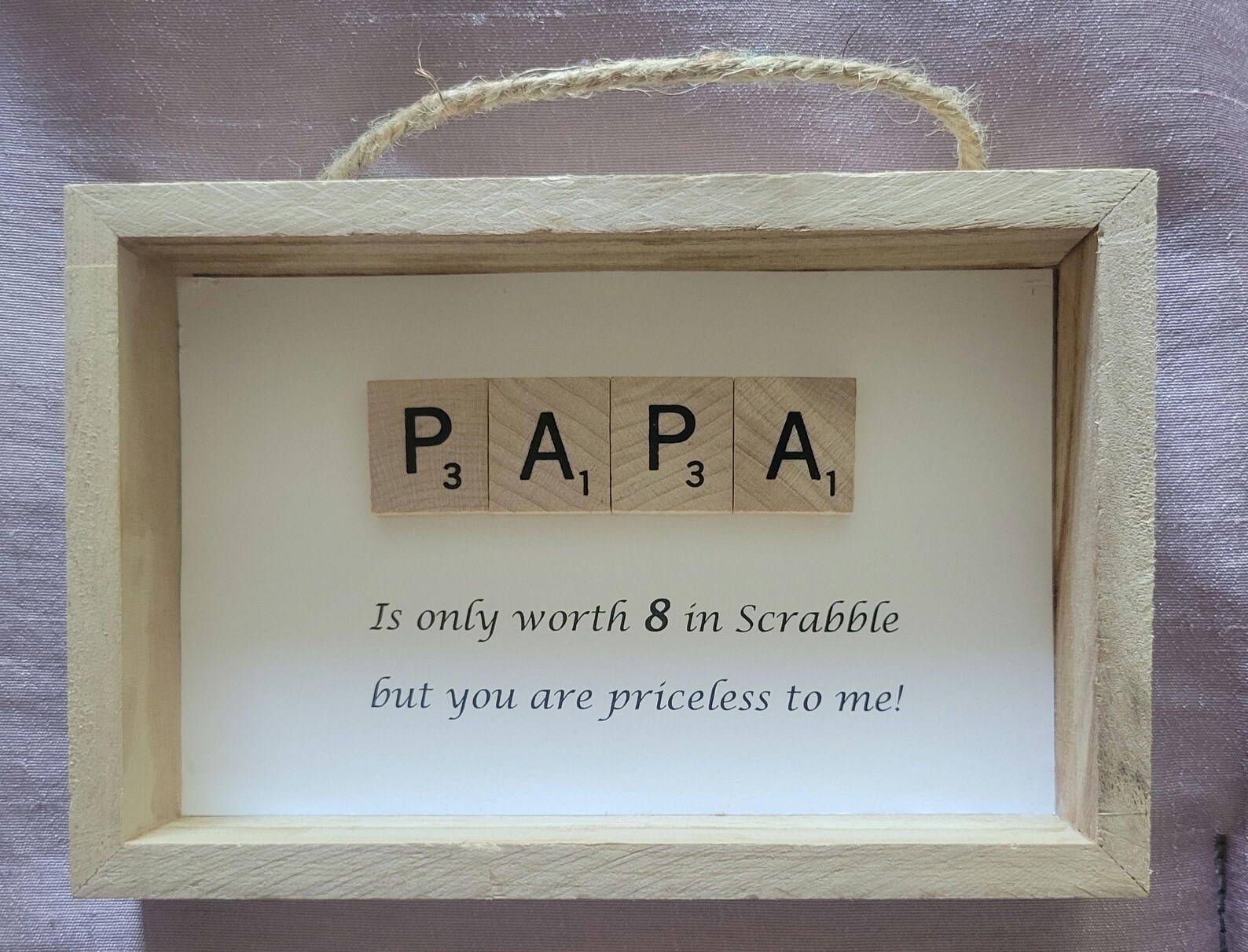 Scrabble Saying You Are Priceless to Me 6 X 4 Framed Art in Shadow Box ...