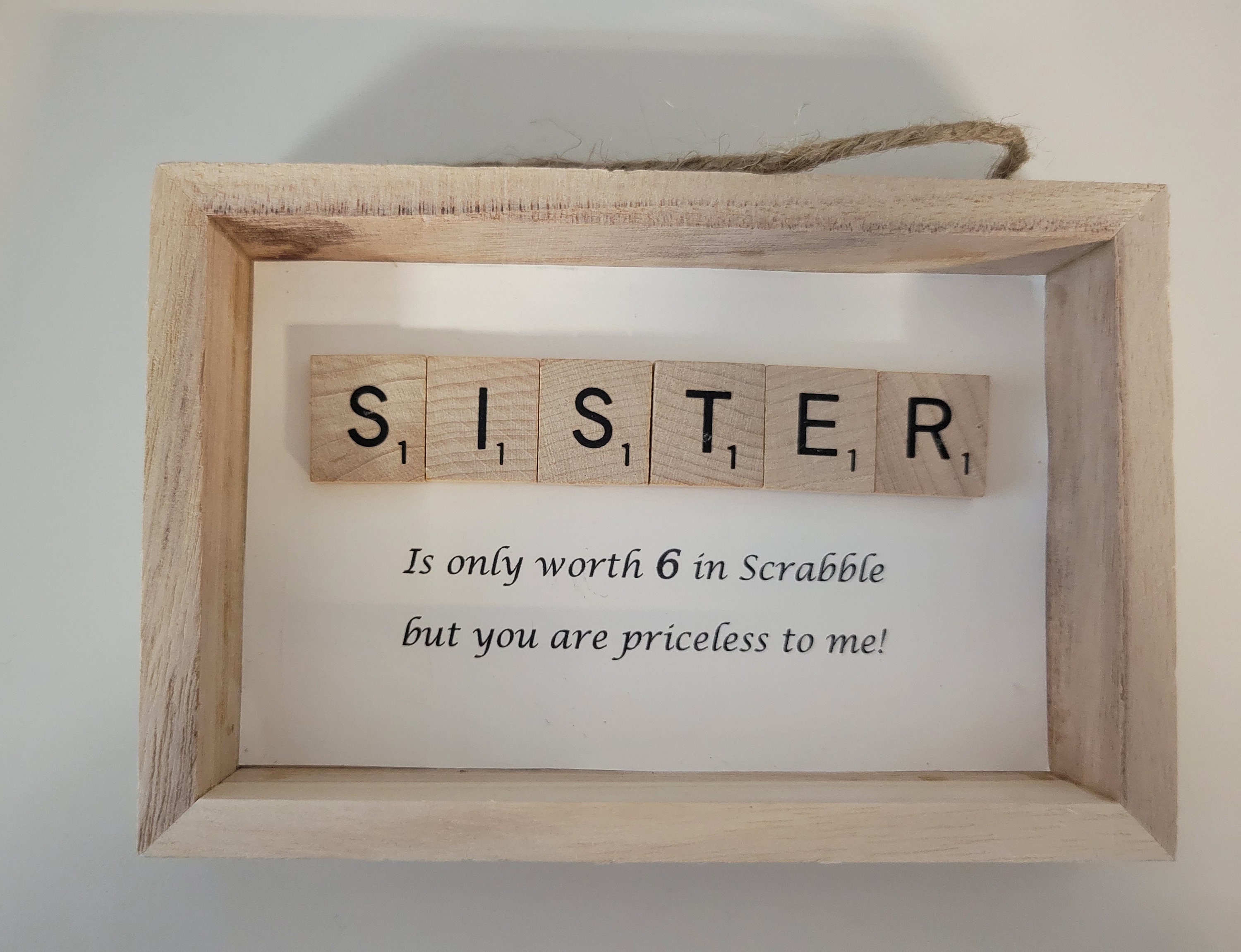 Scrabble Saying You Are Priceless to Me 6 X 4 Framed Art in Shadow Box ...