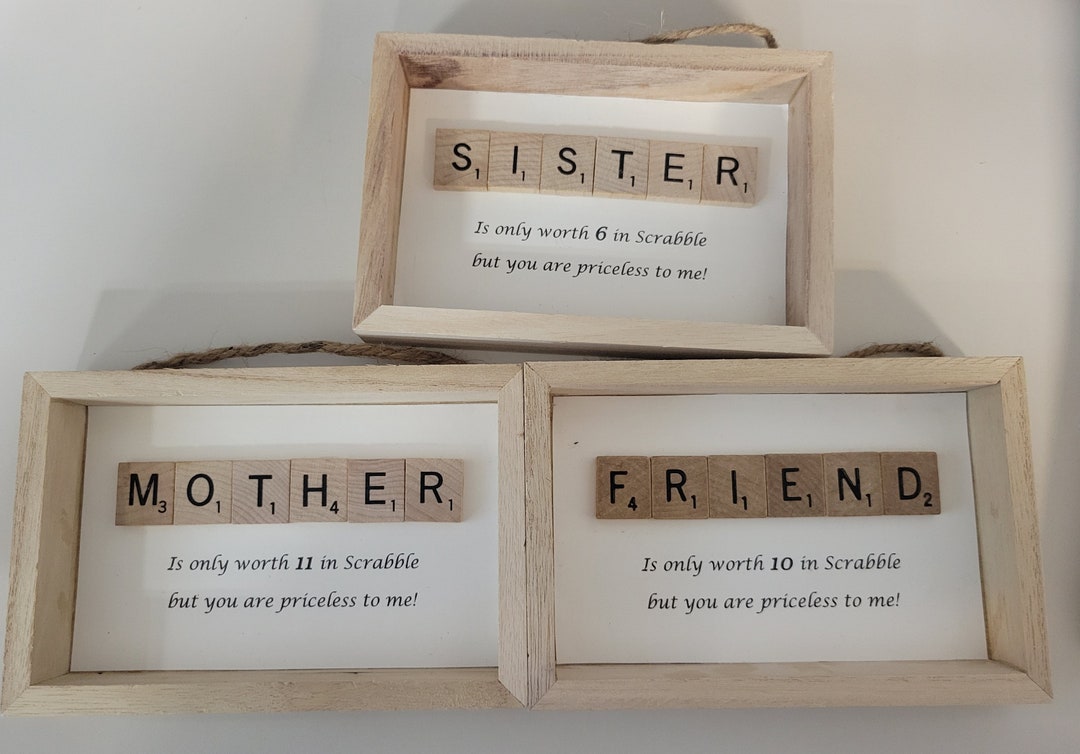 Scrabble Saying You Are Priceless to Me 6 X 4 Framed Art in Shadow Box ...