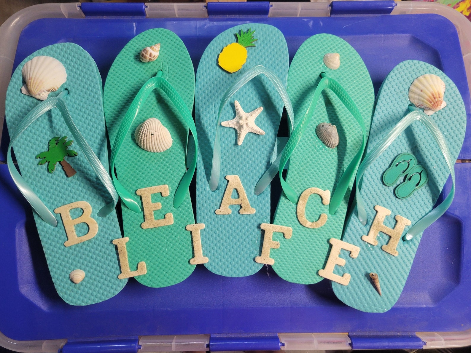 HELLO Flip Flop Wreath - Etsy