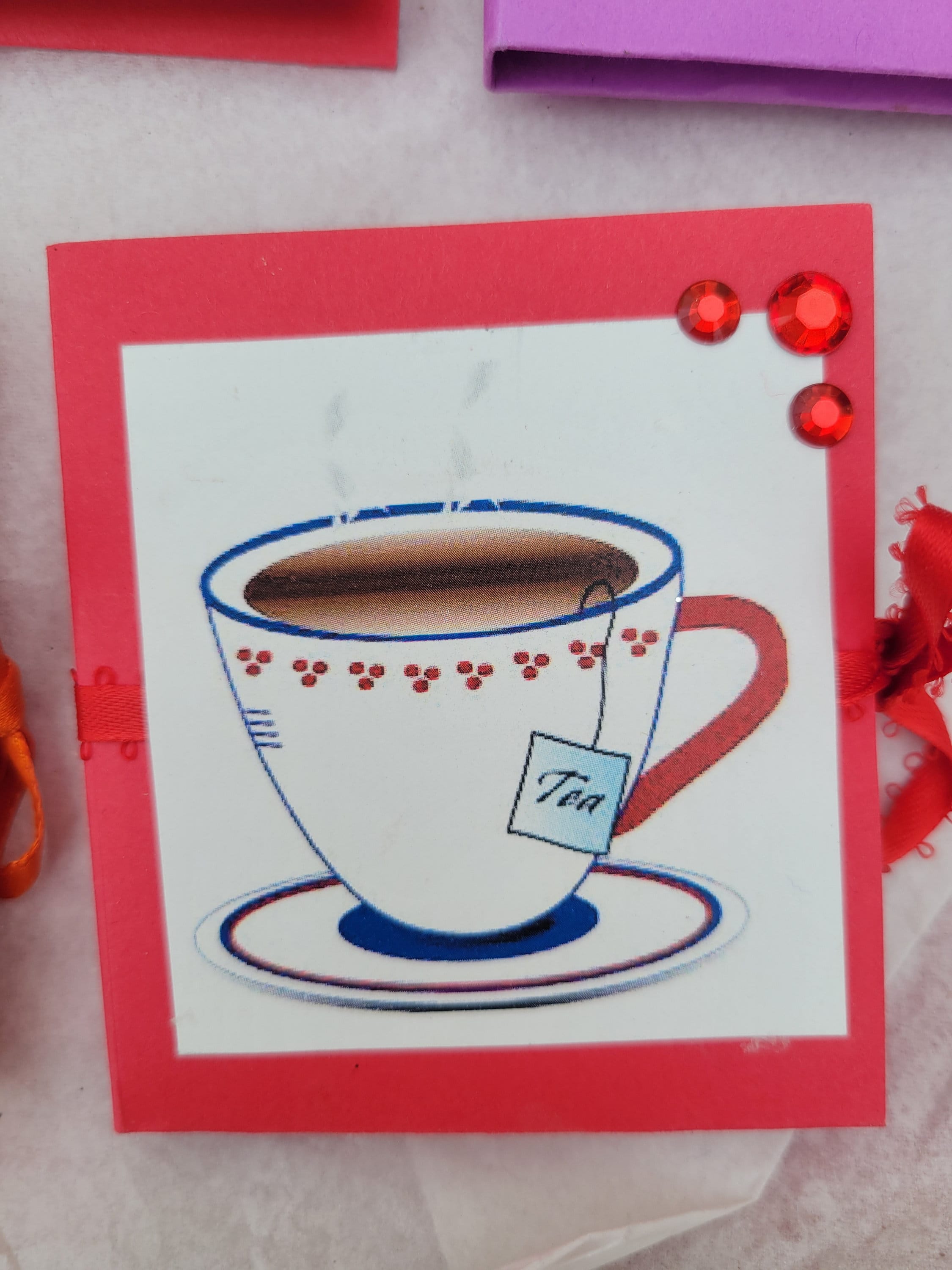 Tea Card Holder for on the Go Tea Lovers - Etsy