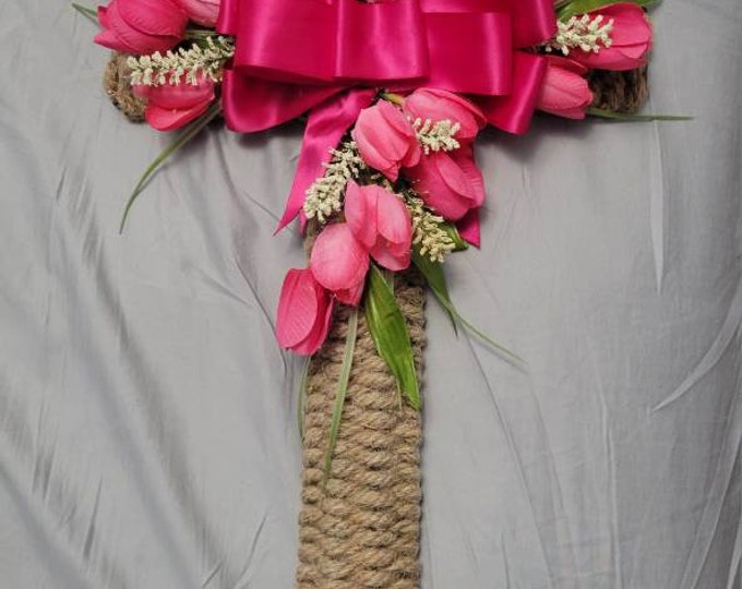 Rope Cross, Easter Cross, Cross Shaped Wreath, Cross Wreath, Easter ...