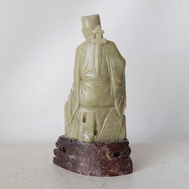 4x Chinese Vintage Hand-carved Soapstone Sculptures - Etsy
