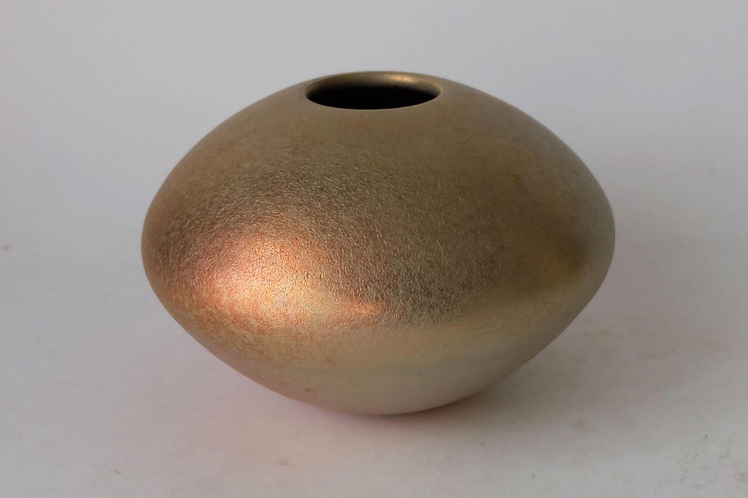 Design by Joke Stroes for Mobach Utrecht Holland. Modern Ceramic, Gold ...
