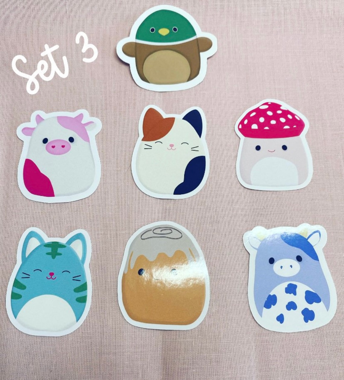Squishmallows Stickers / Set of Squishmallow Stickers - Etsy