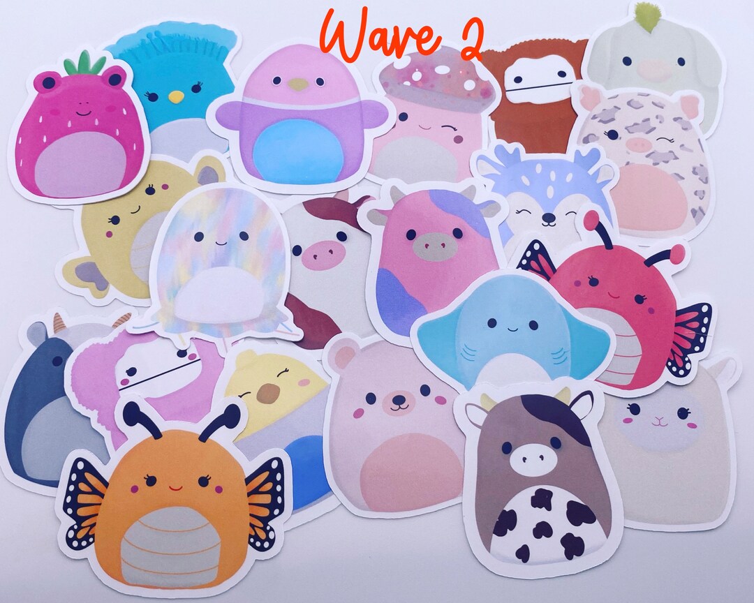 New More Squishmallows Stickers / Set of Squishmallow Stickers ...