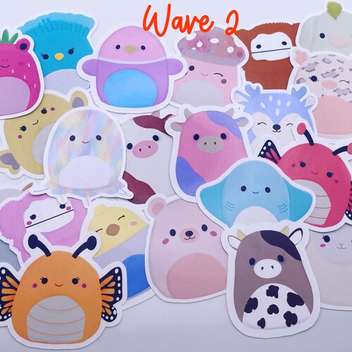 Squishmallows Stickers / Set of Squishmallow Stickers - Etsy