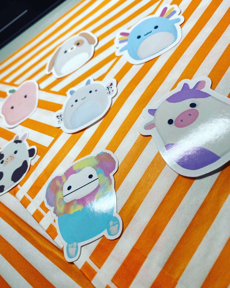 21 Cute Squishmallows Stickers / Set of Squishmallow Stickers - Etsy UK
