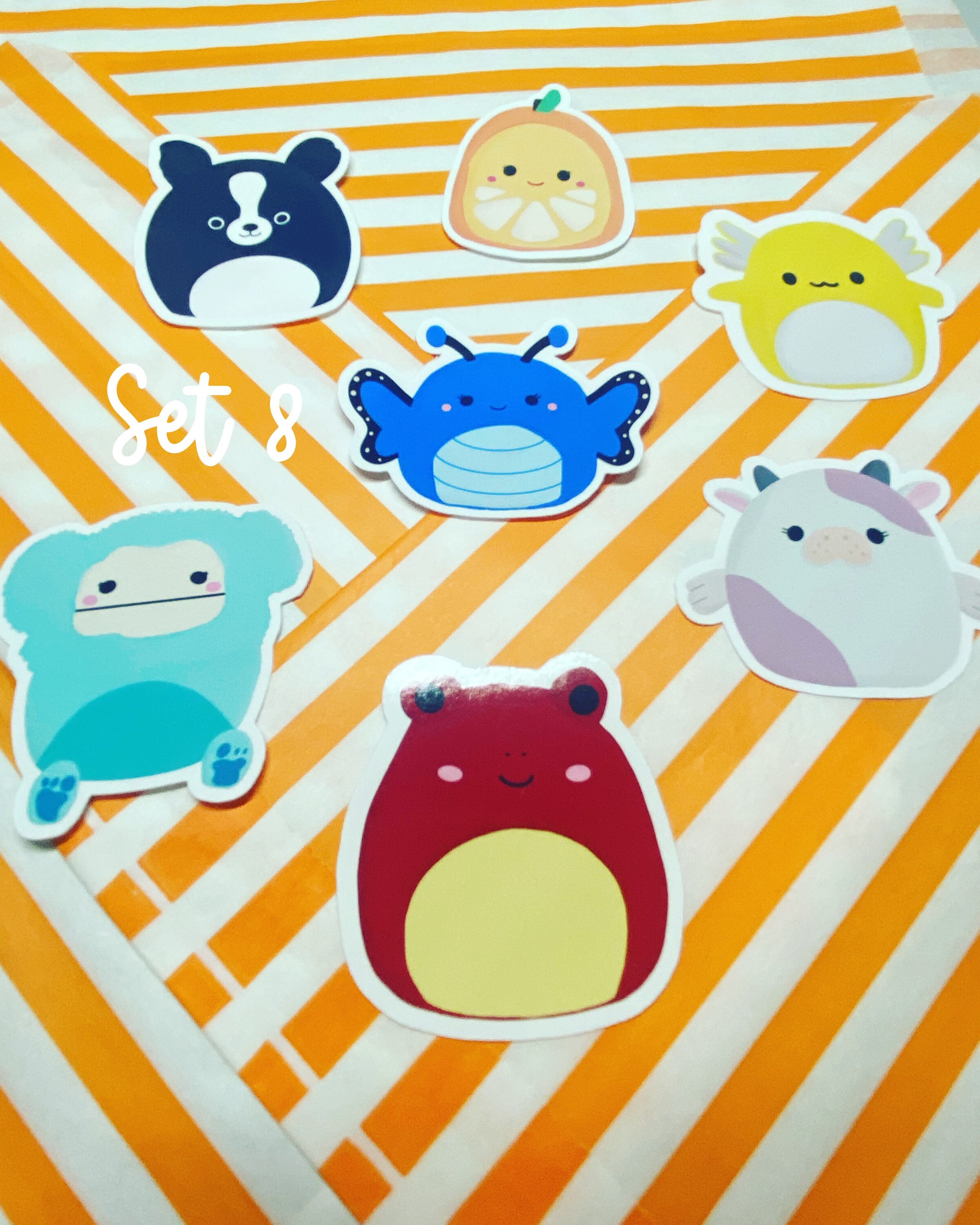 21 Cute Squishmallows Stickers / Set of Squishmallow Stickers - Etsy UK