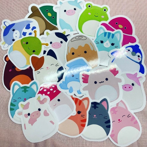 Squishmallows Stickers / Set of Squishmallow Stickers - Etsy