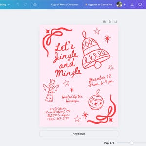 Hand-drawn Digital Holiday Party Invitation Template | Christmas Party ...