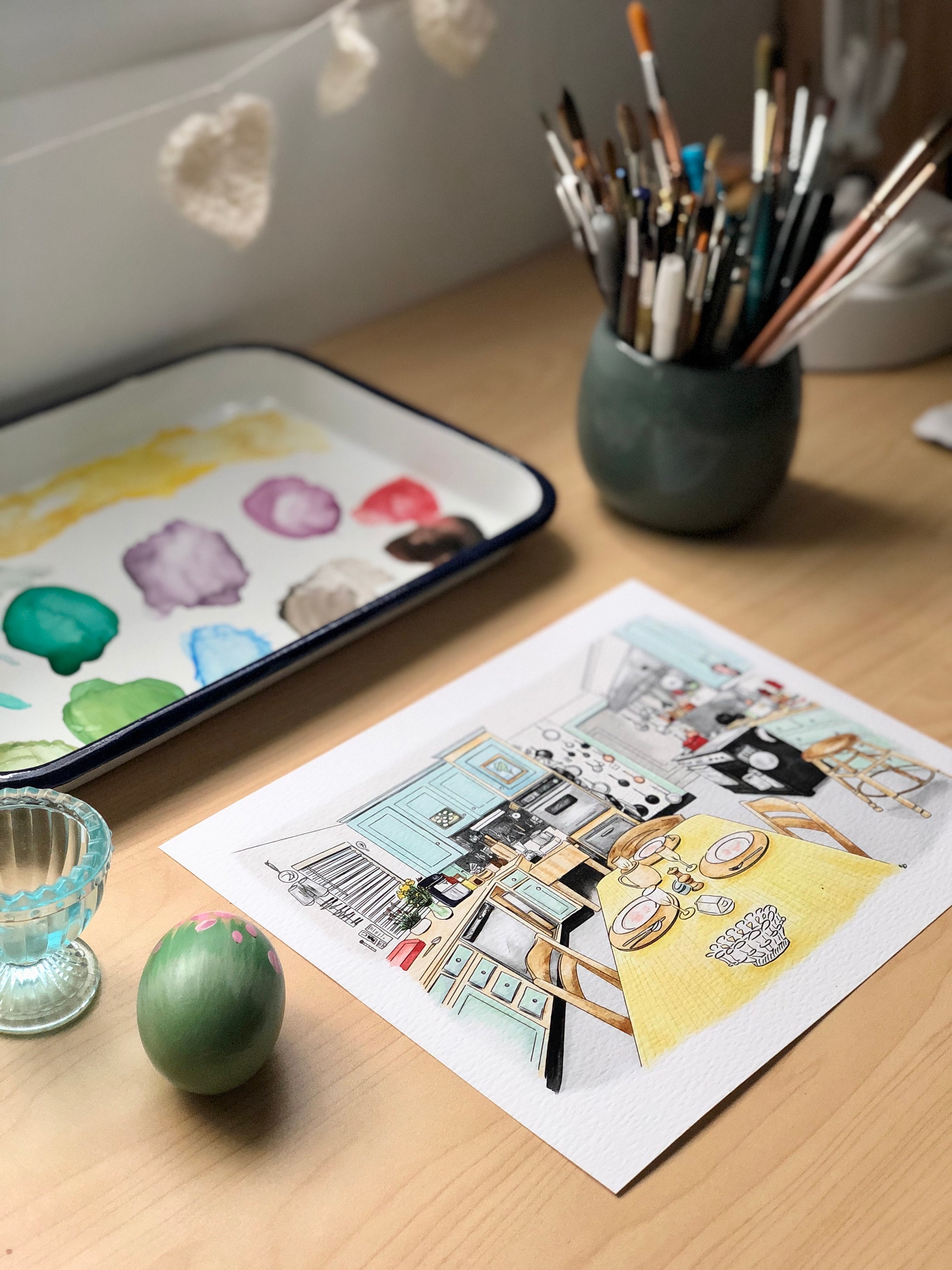 Julia Child Kitchen Art Print - Etsy