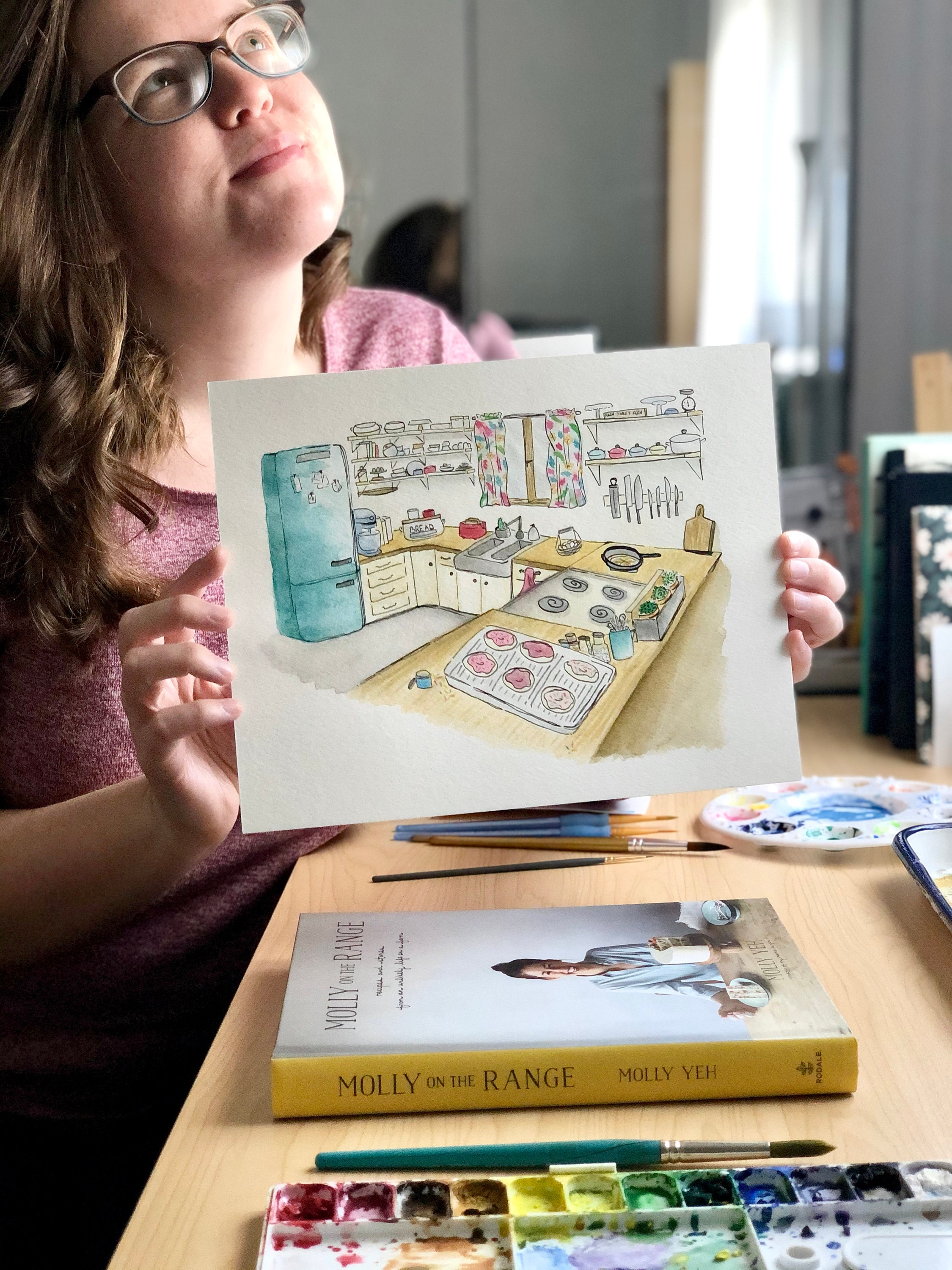 Molly's Sweet Kitchen Art Print - Etsy