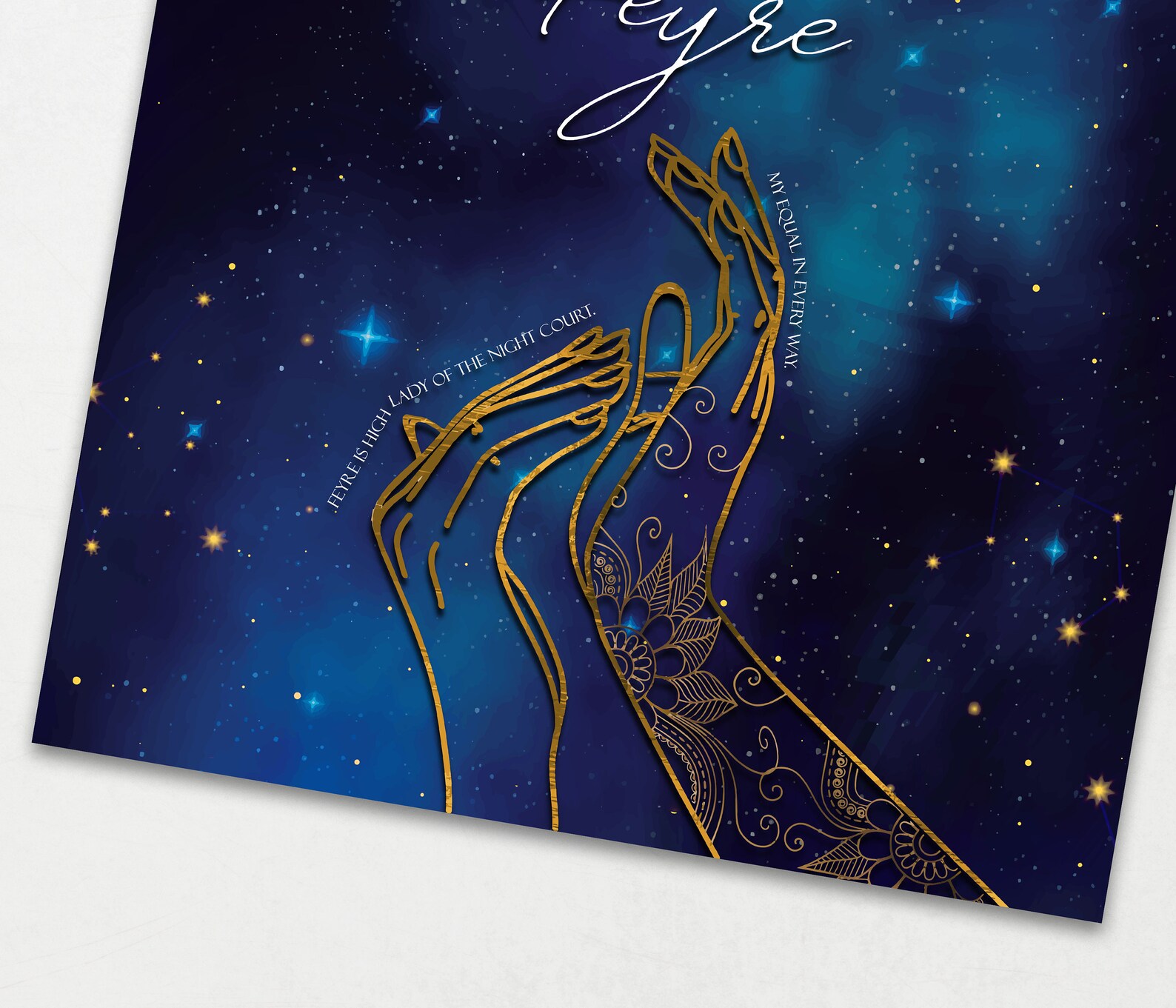 ACOTAR Ladies Set of 3 8x10 Metallic paper print | Etsy