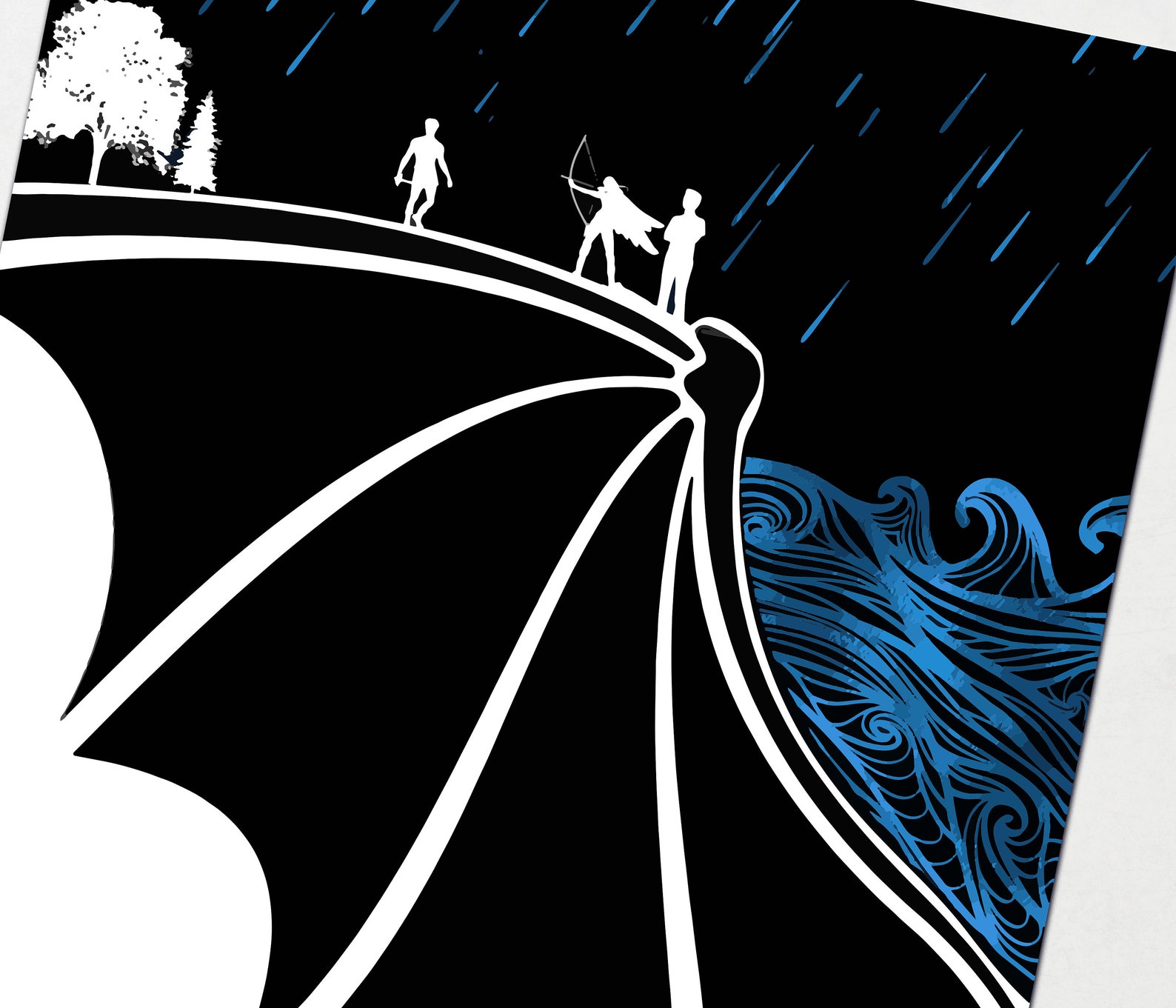 ACOTAR Set of 3 8x10 Metallic paper print | Etsy